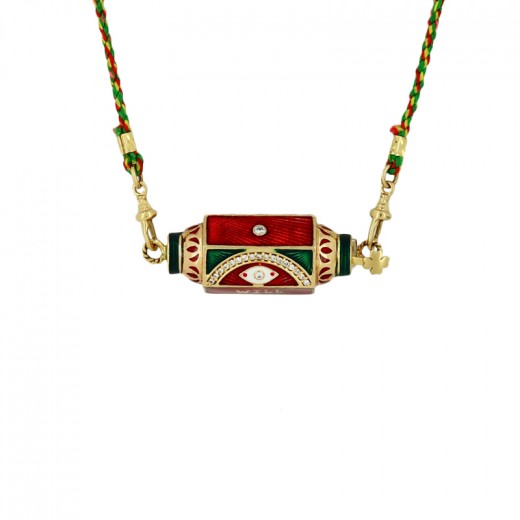 Collier Locket Eye Will Marie Lichtenberg