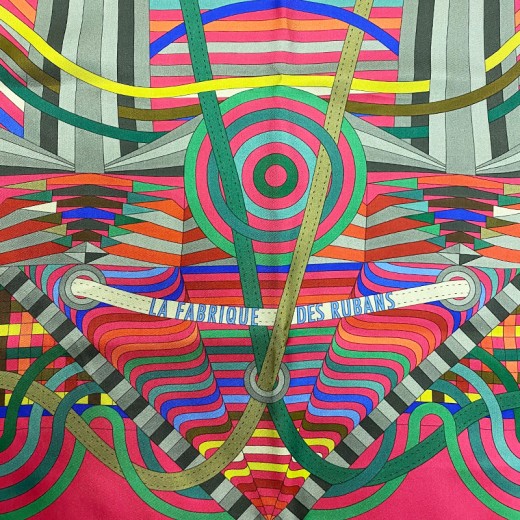Carré Géant Hermès La Fabrique des Rubans