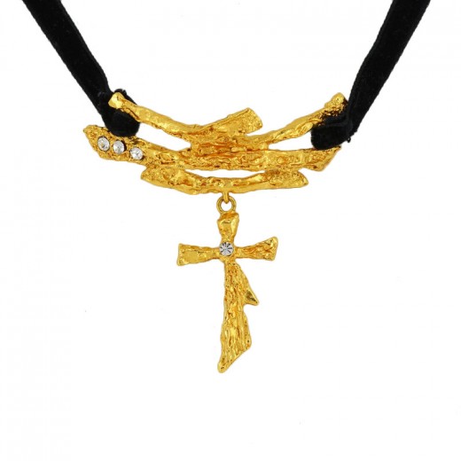 Collier Vintage Christian Lacroix en Strass