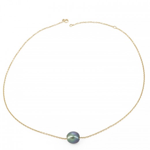 Collier en Or et Centre Perle de Tahiti