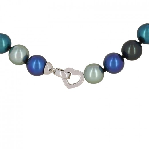 Collier en Perles de Verre Nacrées